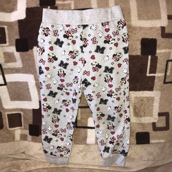 Bottoms | Minnie Mouse Sweatpants Size 5t Stained | Poshmark